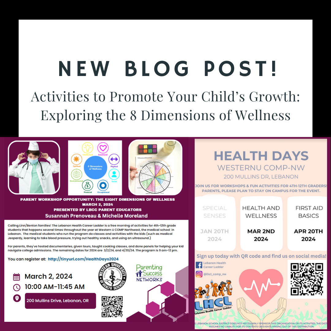 Activities to Promote Your Child’s Growth: Exploring the 8 Dimensions ...